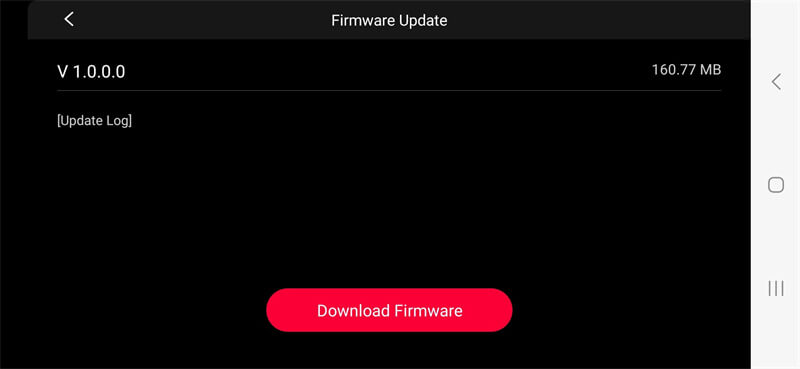 Firmware Update via OBSBOT Start App